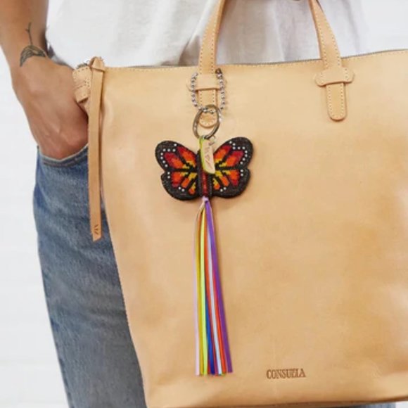 Accessories | Nwt New Consuela Monty Charm Butterfly Fob Keychains ...